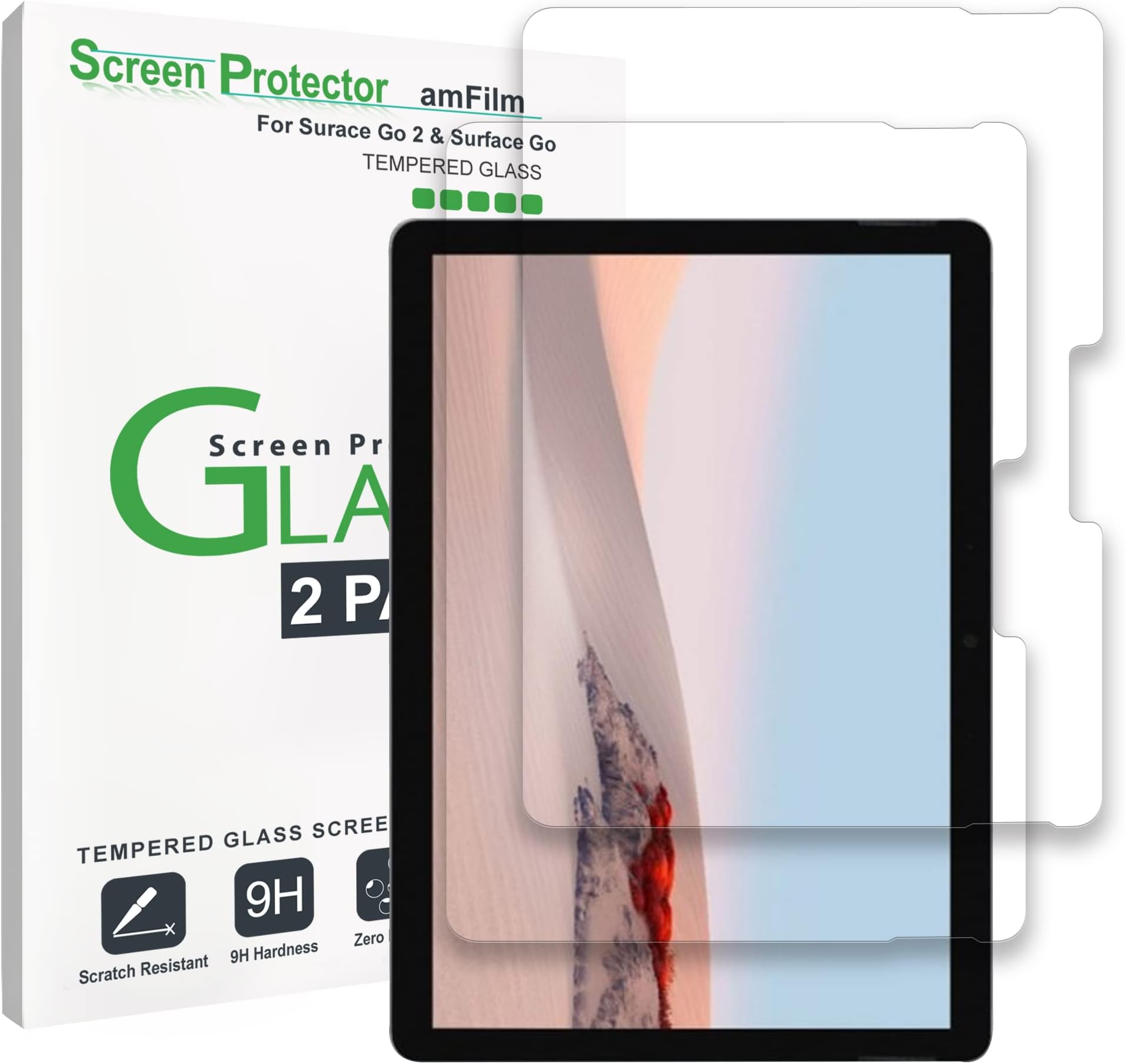 Megoo Tempered Glass Screen Protector For Microsoft Surface Pro 11 ...