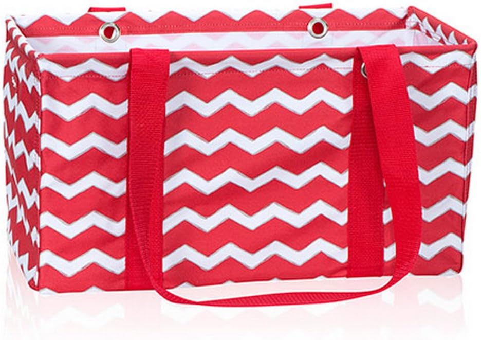Amazon.com | Thirty-One Medium Utility Tote in Red Chevron | Travel Totes