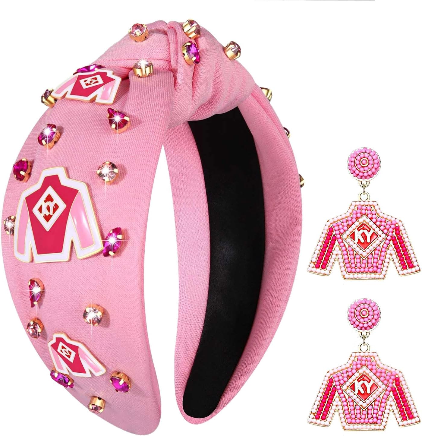 Amazon.com : PHALIN Derby Headband for Women - Style A, Kentucky Derby ...