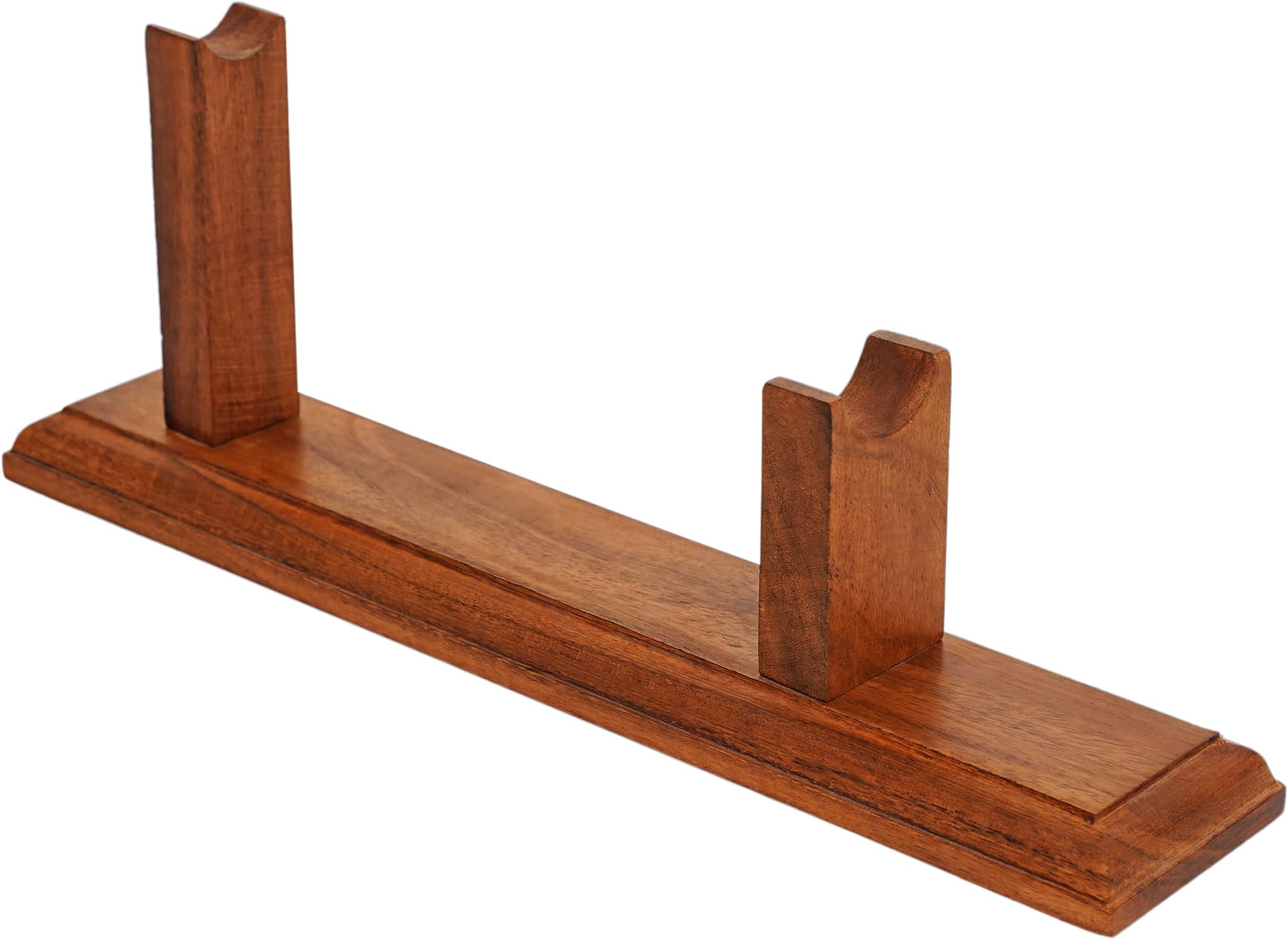 Amazon.com: Mythrojan Solid Hardwood Gun Pistol Display Stand Sturdy ...