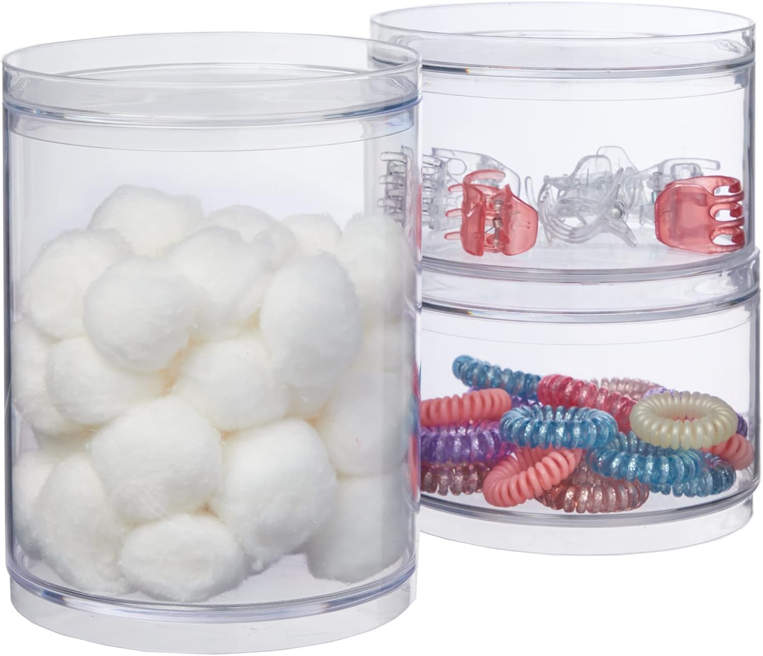 Amazon.com: STORi Bella Scrunchie Holder | Stackable Clear Plastic ...