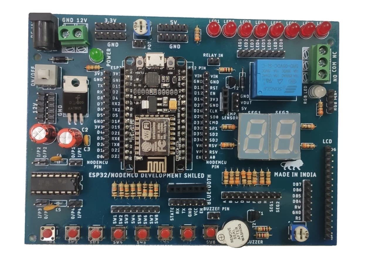 Embeddinator's Node MCU IoT Development Board Shield (with NODEMCU ...