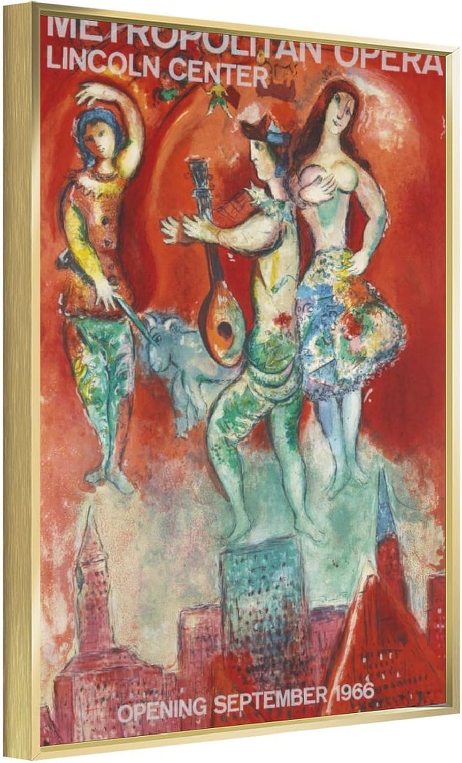 Amazon.com: Marc Chagall - Carmen Metropolitan Opera Poster Poster for ...