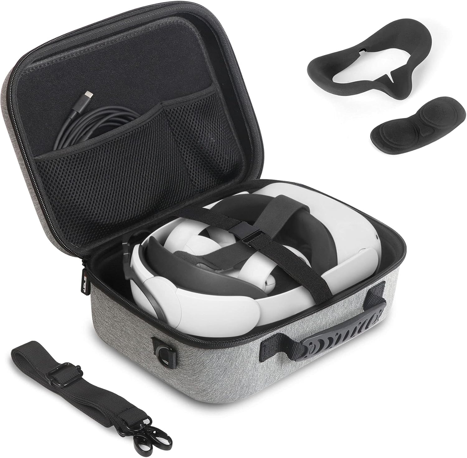 Amazon.com: JSVER Hard Case for Meta/Oculus Quest 2 Carrying Case For ...