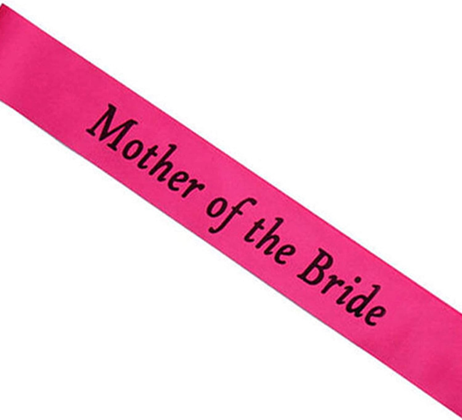 Amazon.com: Pink Mother of the Bride Sash - Hot Pink Mother of the ...