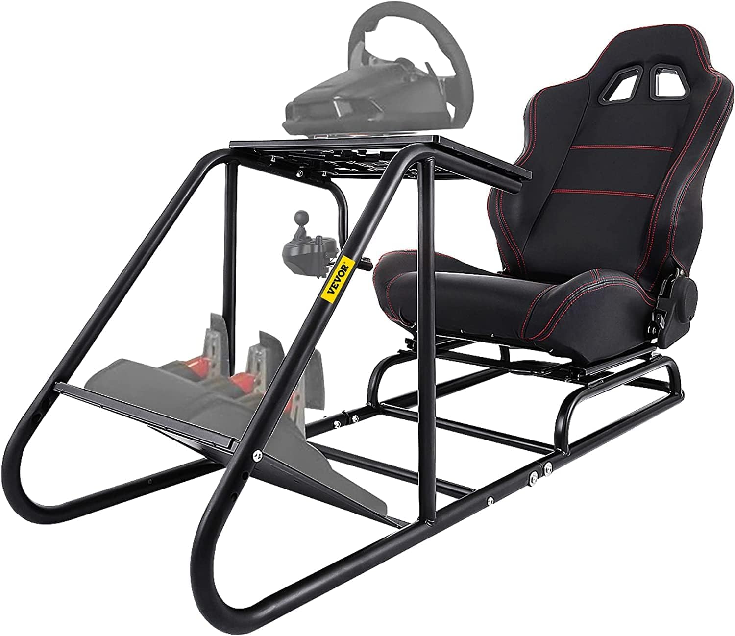 VEVOR Racing Simulator Cockpit Driving Gaming Seat Gear Shift Mount Fit ...