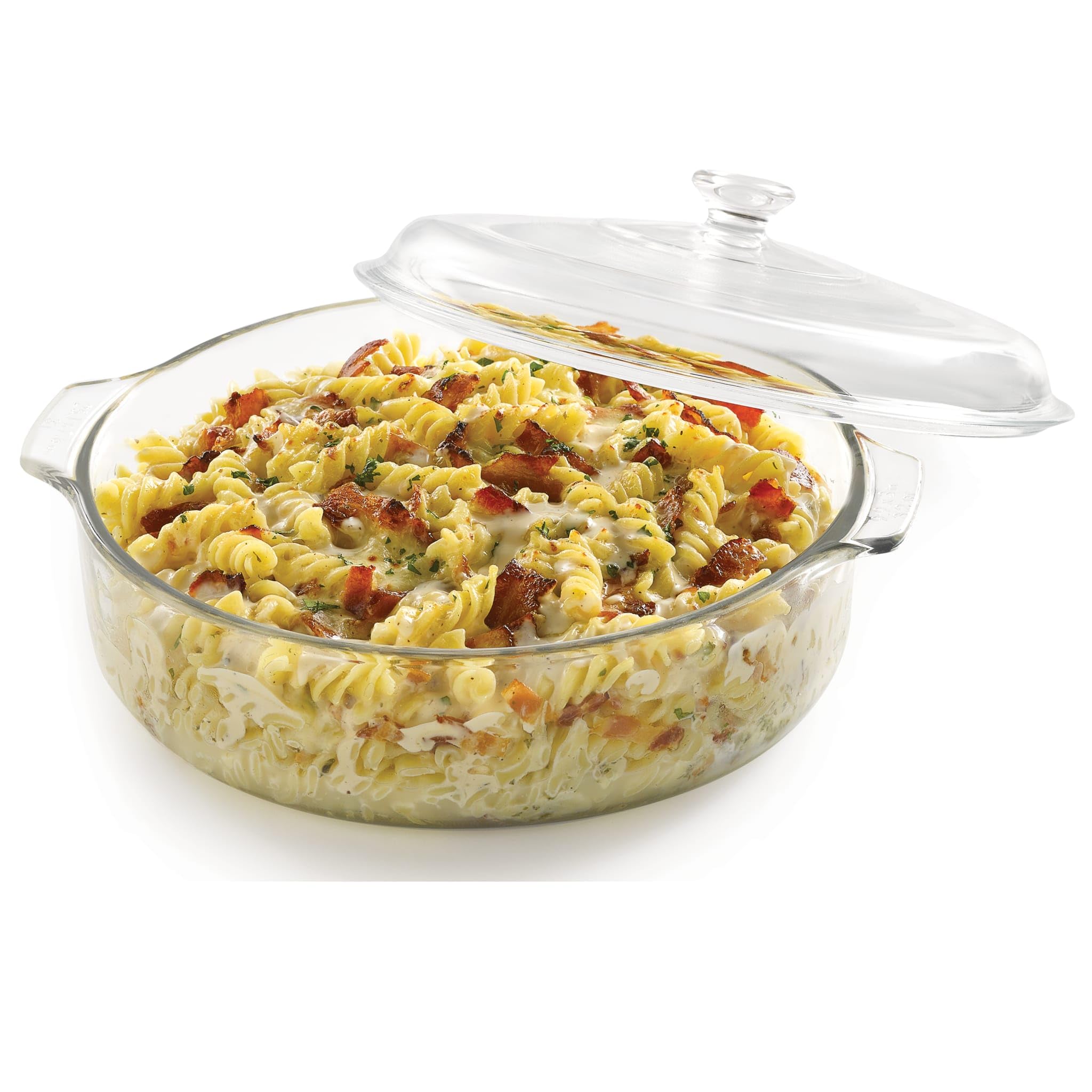 Amazon.com: Libbey Baker’s Basics Glass Casserole Dish, Stackable ...