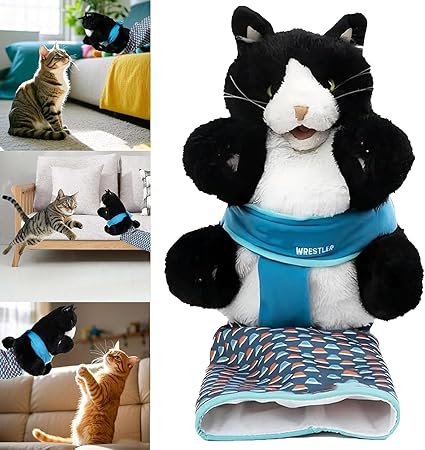 Amazon.com: Cat Wrestler Puppet Protective Forearm Sleeve, Cat ...