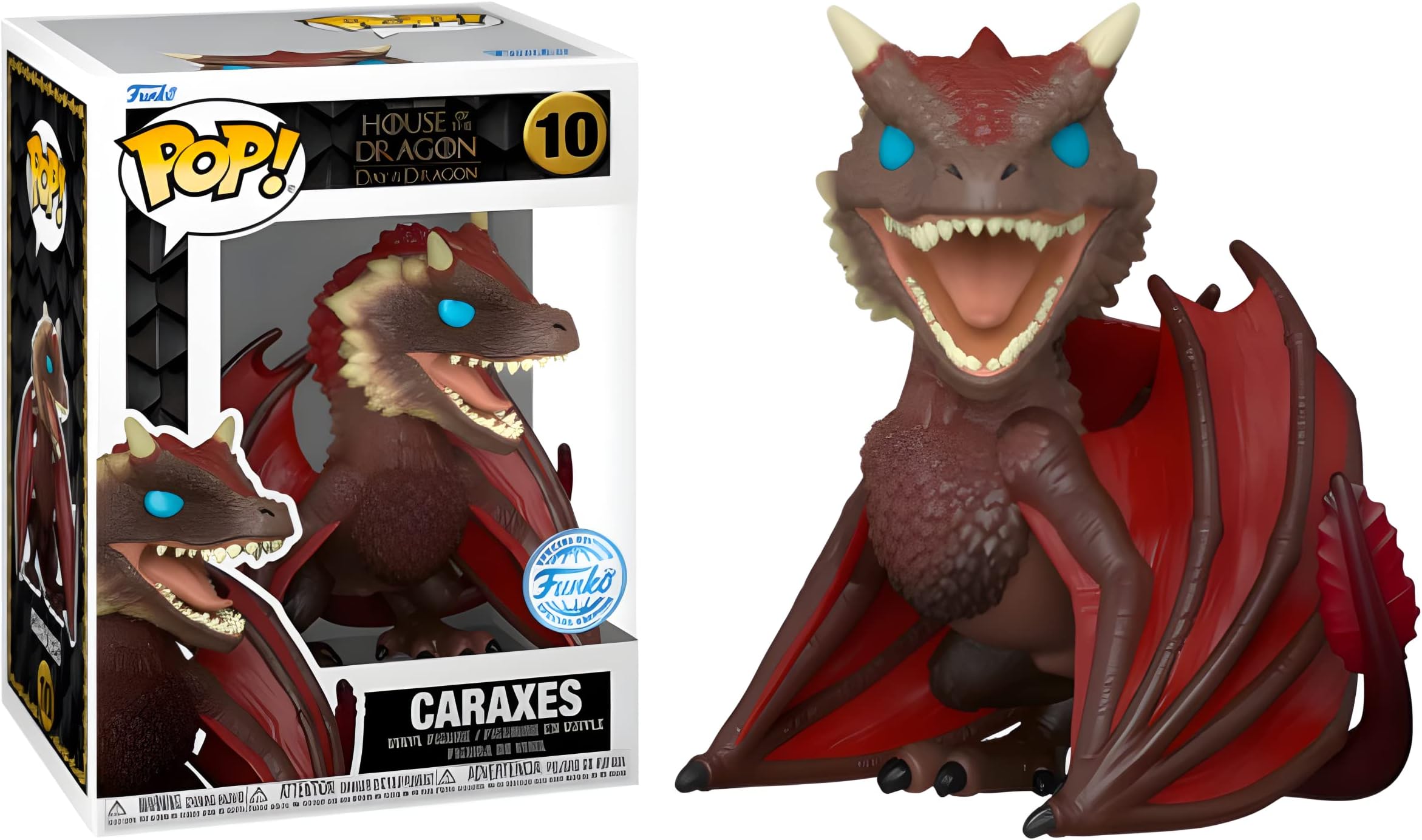 Funko Pop House of The Dragon Caraxes #10 – Figurine Pop Exclusive ...