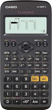 Casio FX-83GTX Scientific Calculator, Black : Amazon.co.uk: Stationery ...