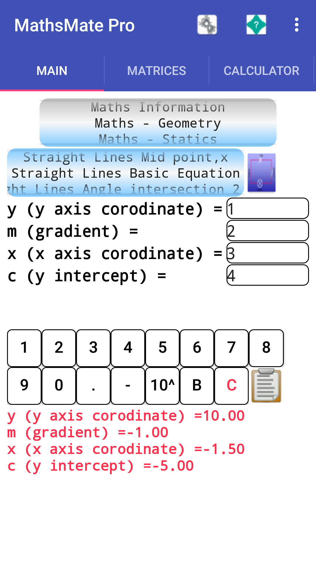 General Maths Equations, info and Linear Solvers - App on Amazon Appstore