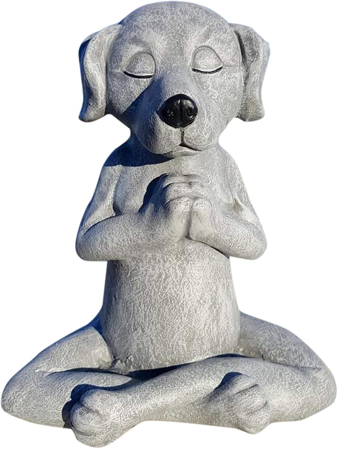 Amazon.com: XRJ Buda de perro, estatua de perro de meditación ...
