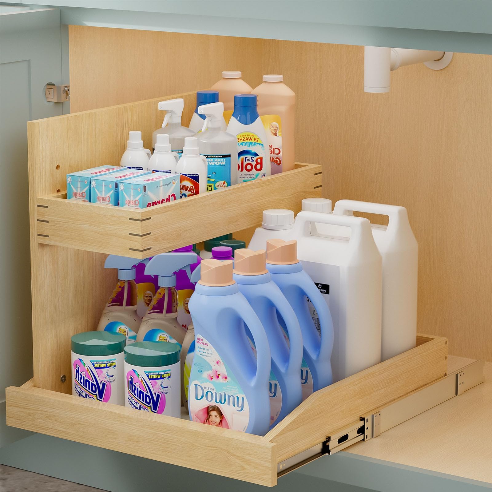 Amazon.com - madesmart Stackable 2-Tier Organizer, 2 Pack, Multi ...