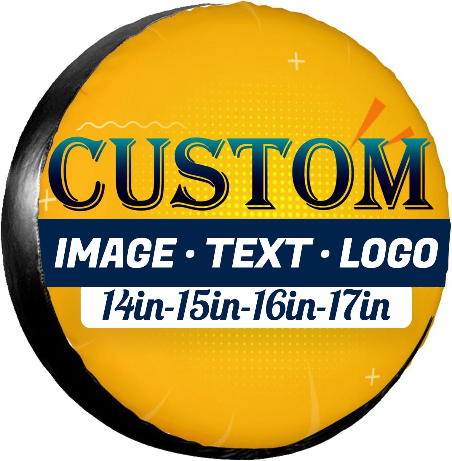 Amazon.com: Custom Spare Tire Cover Personalized Tire Cover Customize ...