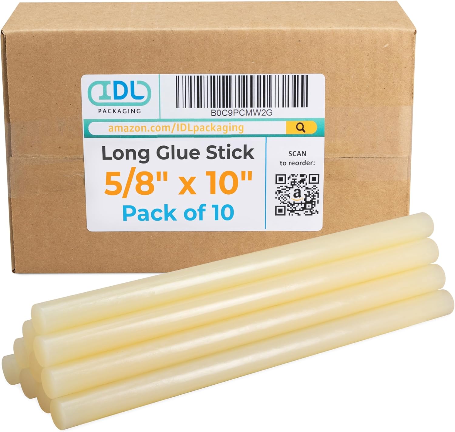 Amazon.com - IDL Packaging 5/8" x 10" Full-Size Glue Sticks for ...