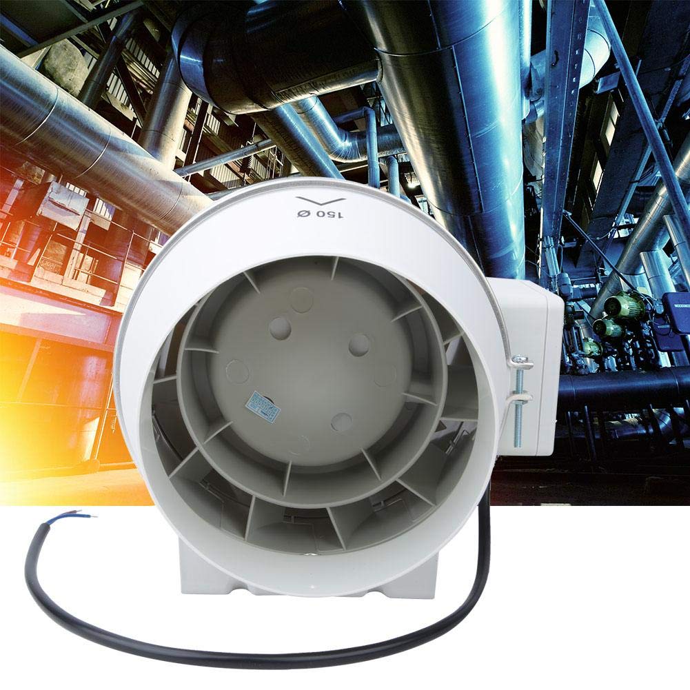 6inch Duct Fan Exhaust Oblique Flow Pressurization Air Blower Duct ...