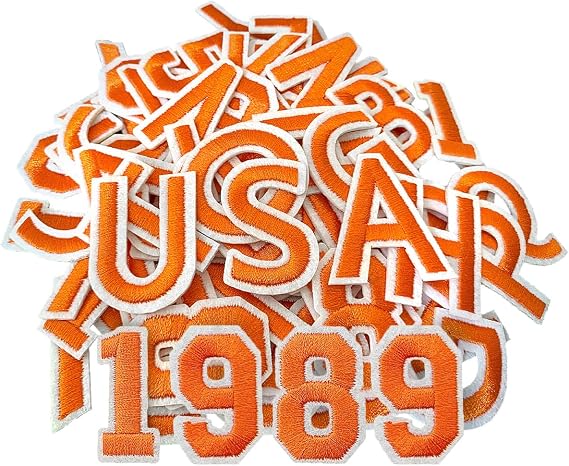 Amazon.com: CXWLJL 72Pcs 1.5 Inch Iron on Letter Patches, Numbers 0-9 ...