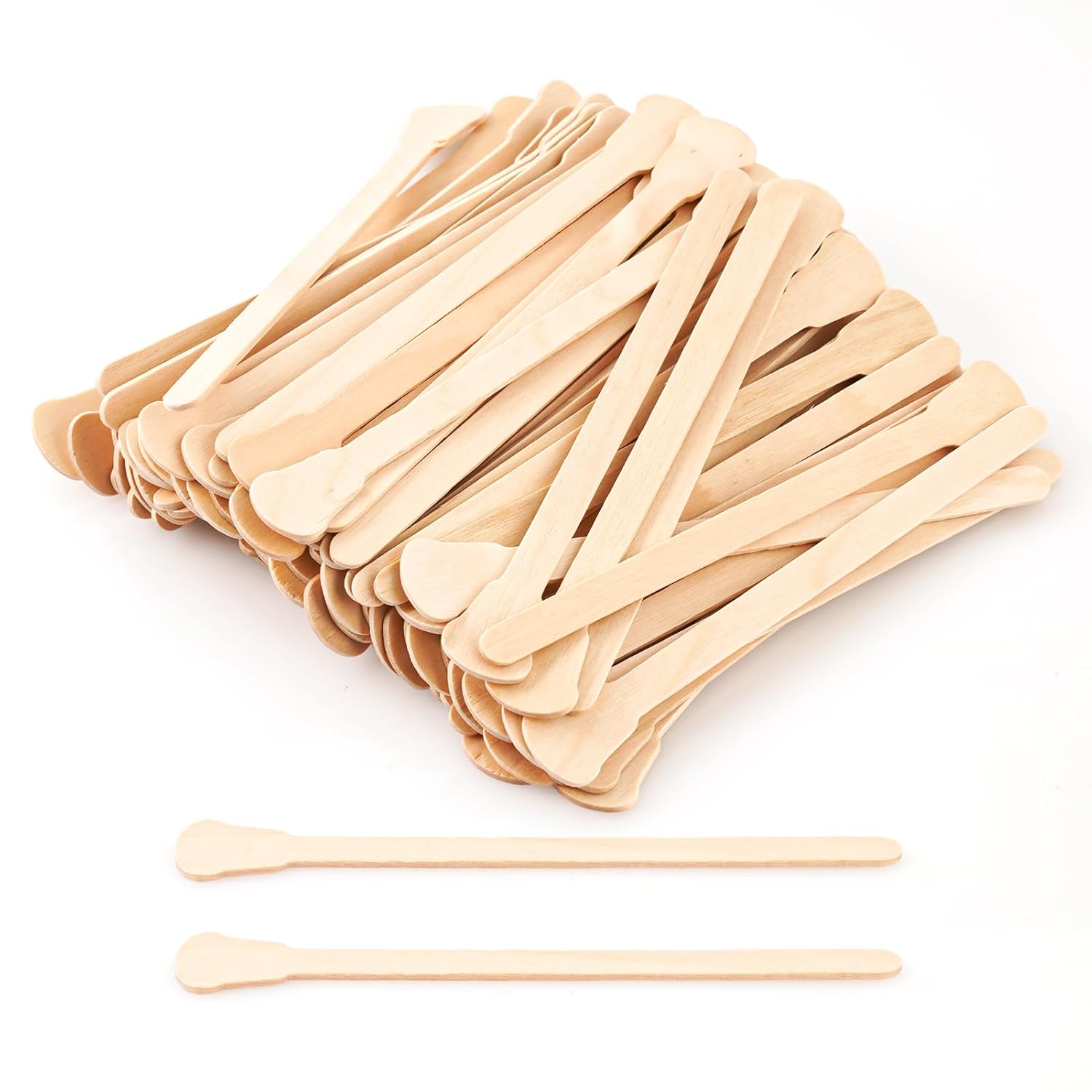 Amazon.com: Ubroo 100 Pcs Waxing Sticks For Body Legs Face Eyebrow ...