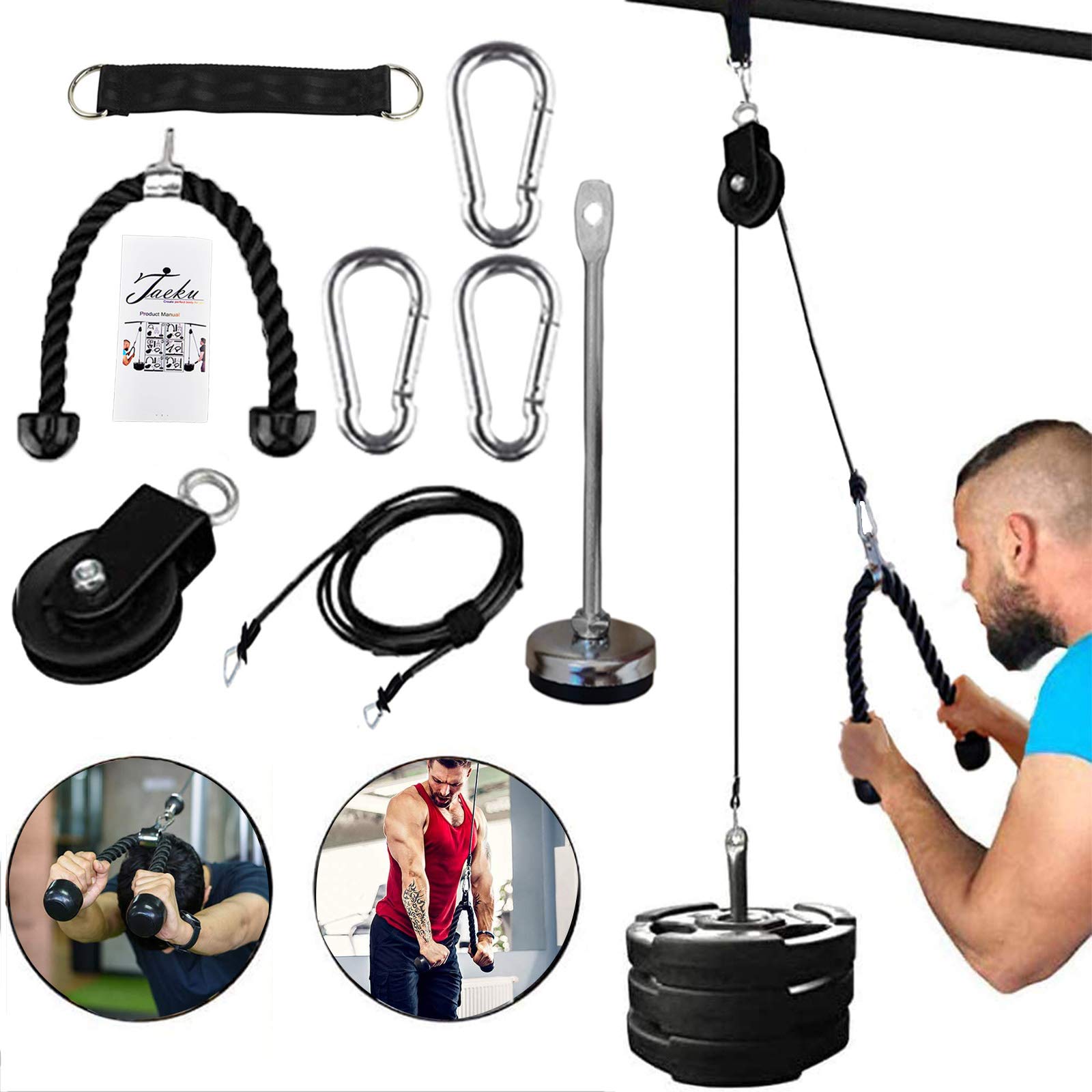 Buy Taeku Pulley Cable Machine Men Women Professional Muscle Strength ...