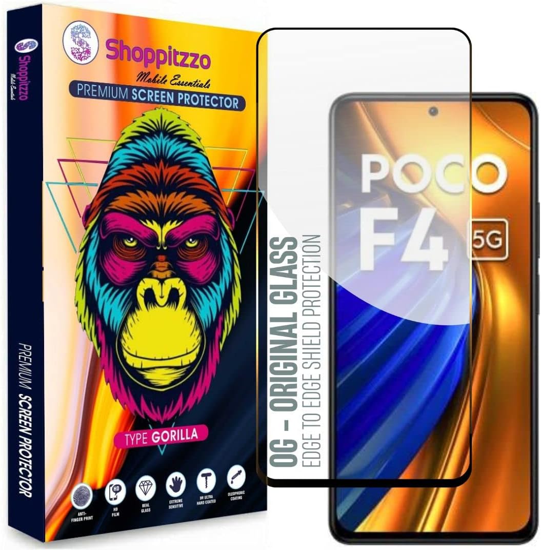 OpenTech Tempered Glass Screen Protector Compatible For Xiaomi Poco F3 ...