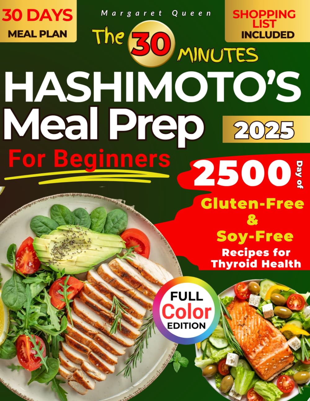 The 30 Minutes HASHIMOTO’S Meal Prep for Beginners: 2500 Days of Gluten ...
