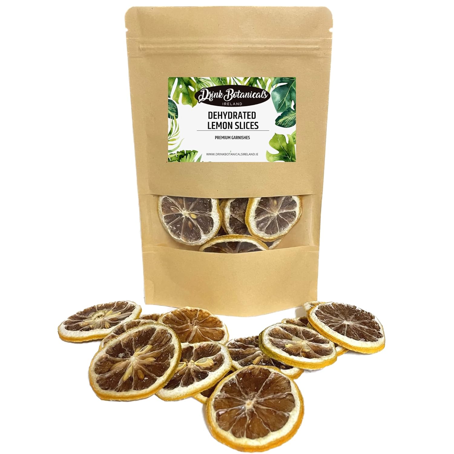 Amazon.com: Drink Botanicals Ireland Dried Dehydrated Dried Lemon Slice ...
