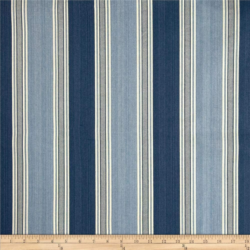Waverly Spotswood Stripe Porcelain, Fabric by the Yard : Amazon.ca: Home