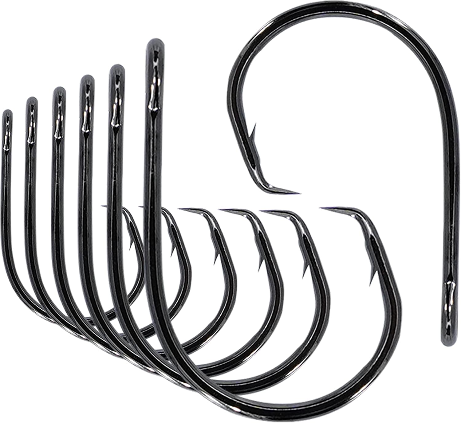 Amazon.com : BLUEWING Inline Circle Hook Wide Gap Fishing Hooks High ...