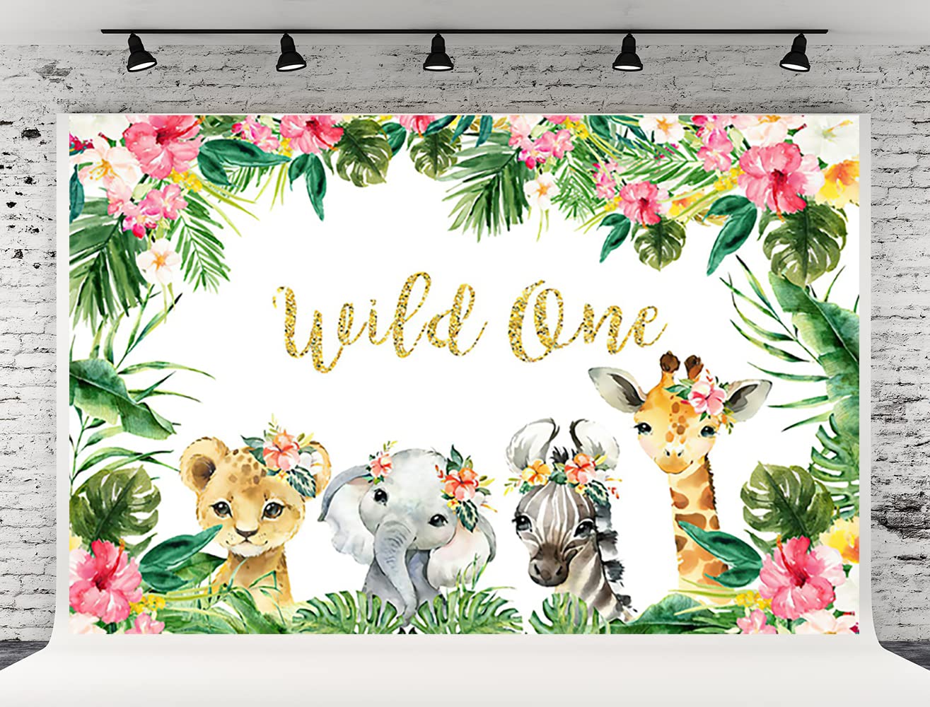 Safari Backdrop, Party Animals Backdrop,Personalized Safari Banner ...