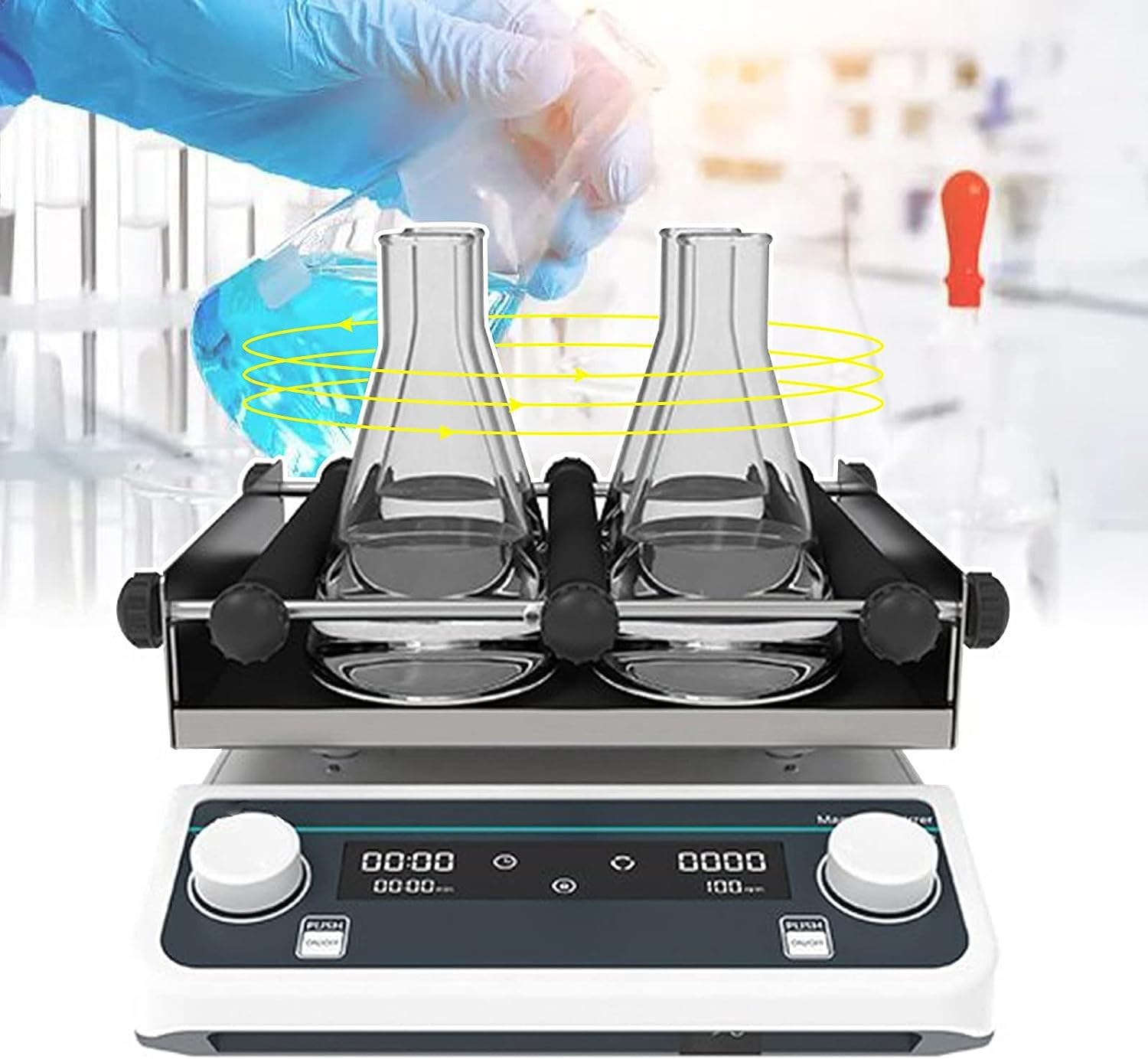 Amazon.com: Rotary Laboratory Shaker Adjustable Speed 40-200 RPM ...