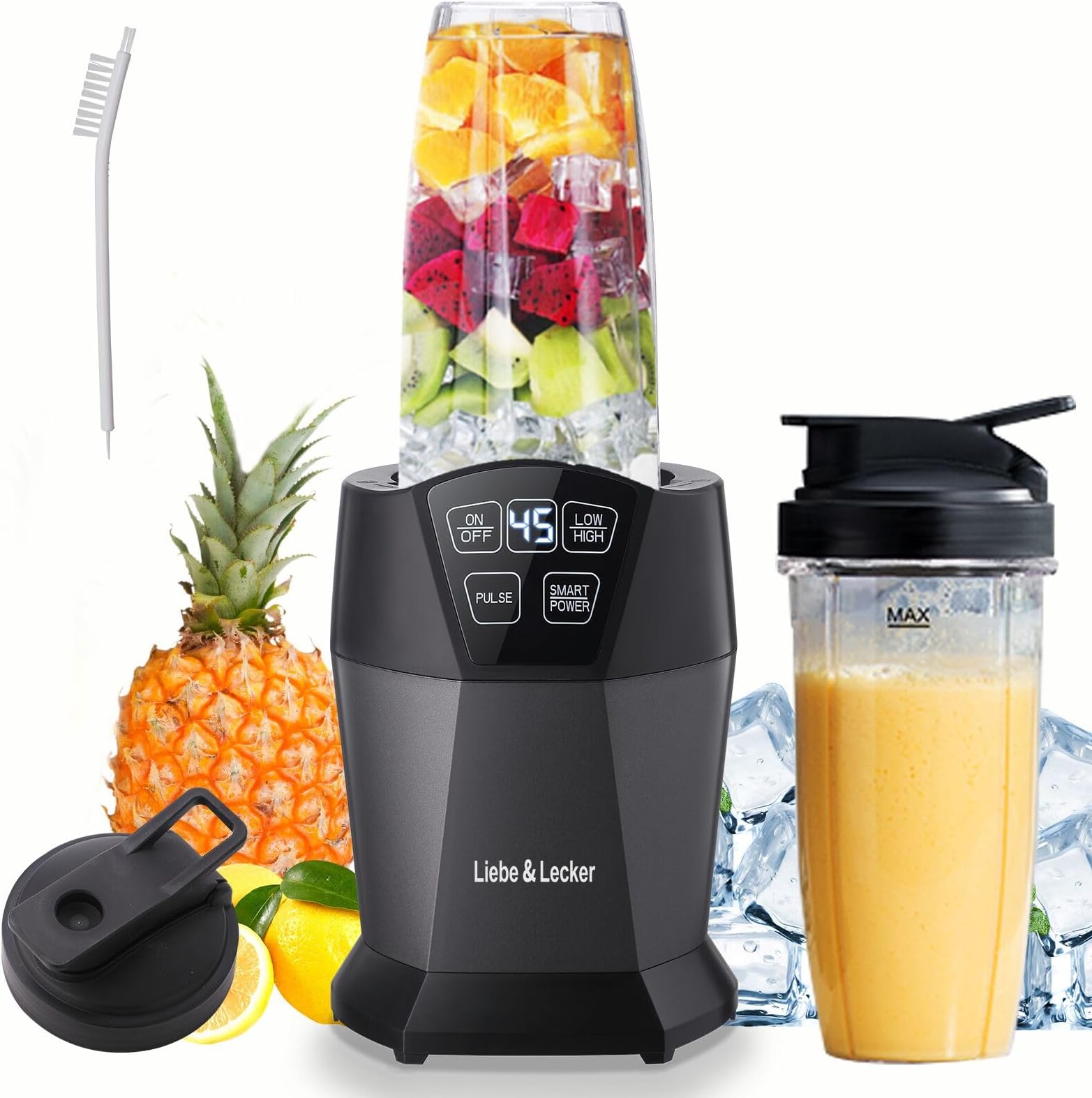Amazon.com: Ninja BN401-A Nutri Pro Compact Personal Blender, Auto-iQ ...