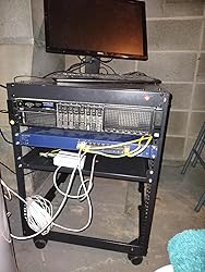 Amazon.com: VEVOR 9U Open Frame Server Rack, 23''-40'' Adjustable Depth ...