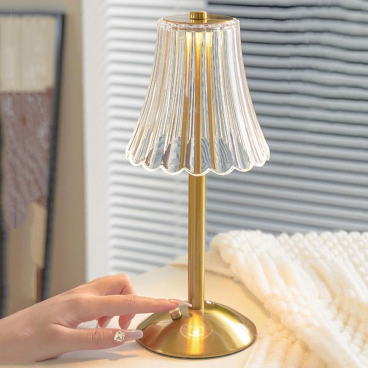 Cordless Table Lamp, Rechargeable Battery Operated Lamp, LED Touch Lamp ...