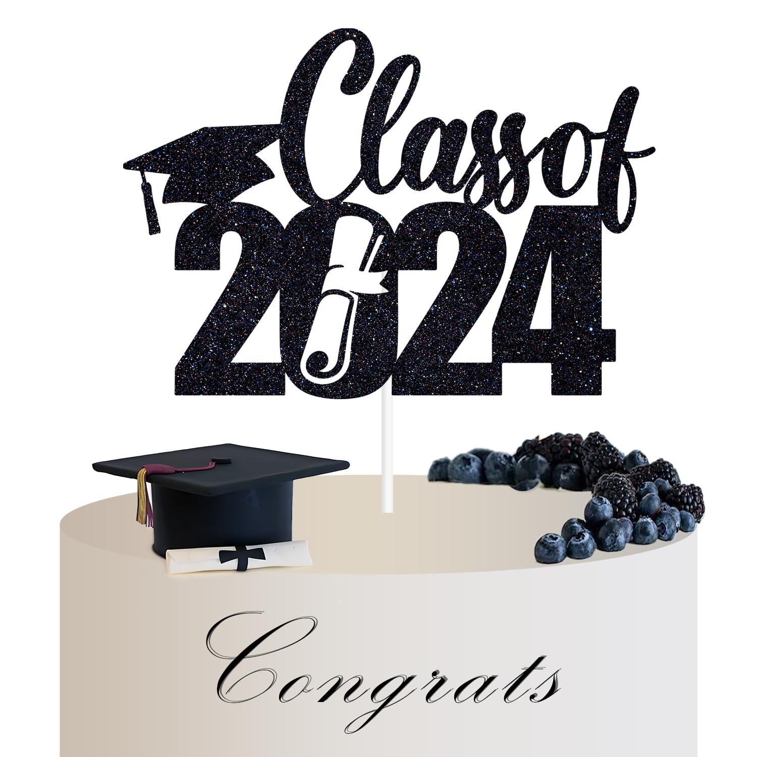 Class of 2024 Cake Topper, Happpy Graduation, Congrats Grad, 2024 ...