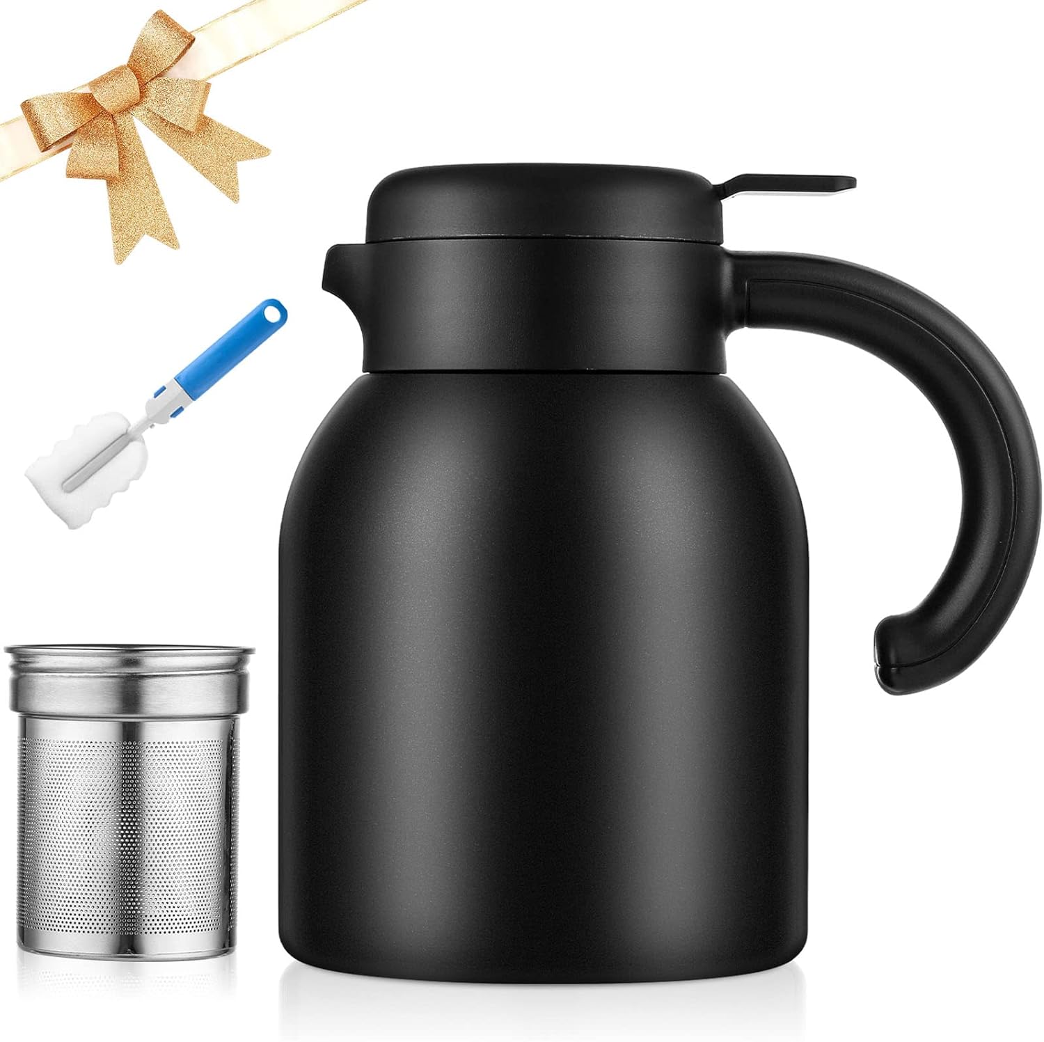 Amazon.com: Thermal Coffee Carafe for Keeping Hot, 1500ml/52 oz Coffee ...
