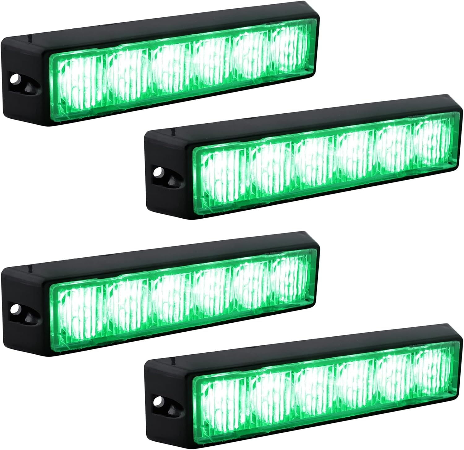 Amazon.com: 4pc SolarBlast 6W Green LED Flashing Strobe Light Head [32 ...