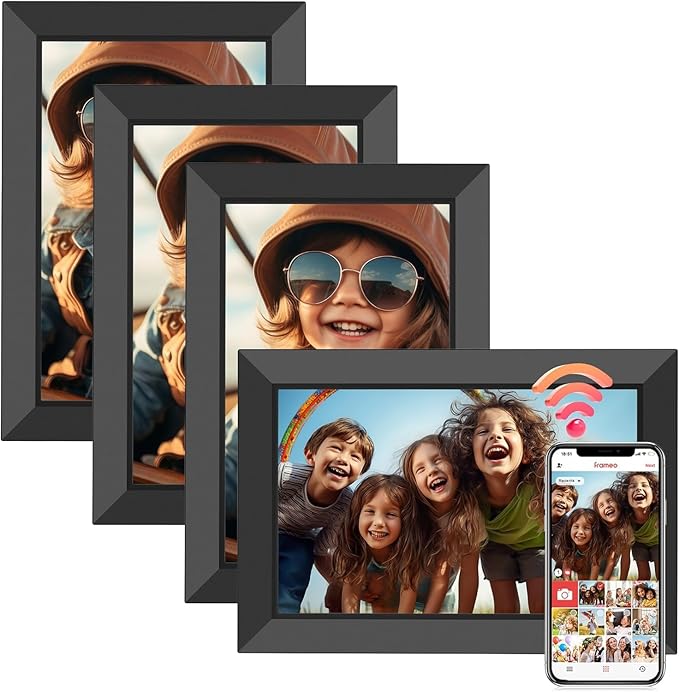 Frameo WiFi Digital Photo Frame 10.1 Inch - 1280x800 HD IPS Touch ...