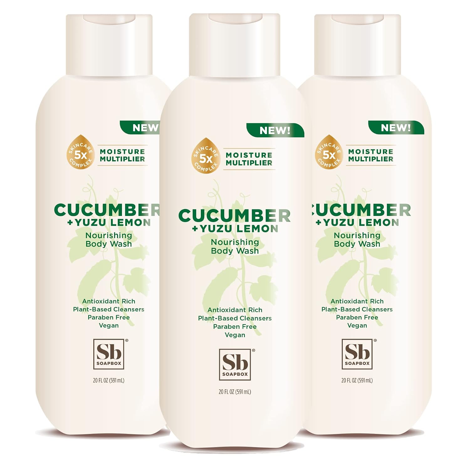 Amazon.com : Soapbox Cucumber + Yuzu Lemon Body Wash for Women, Men ...