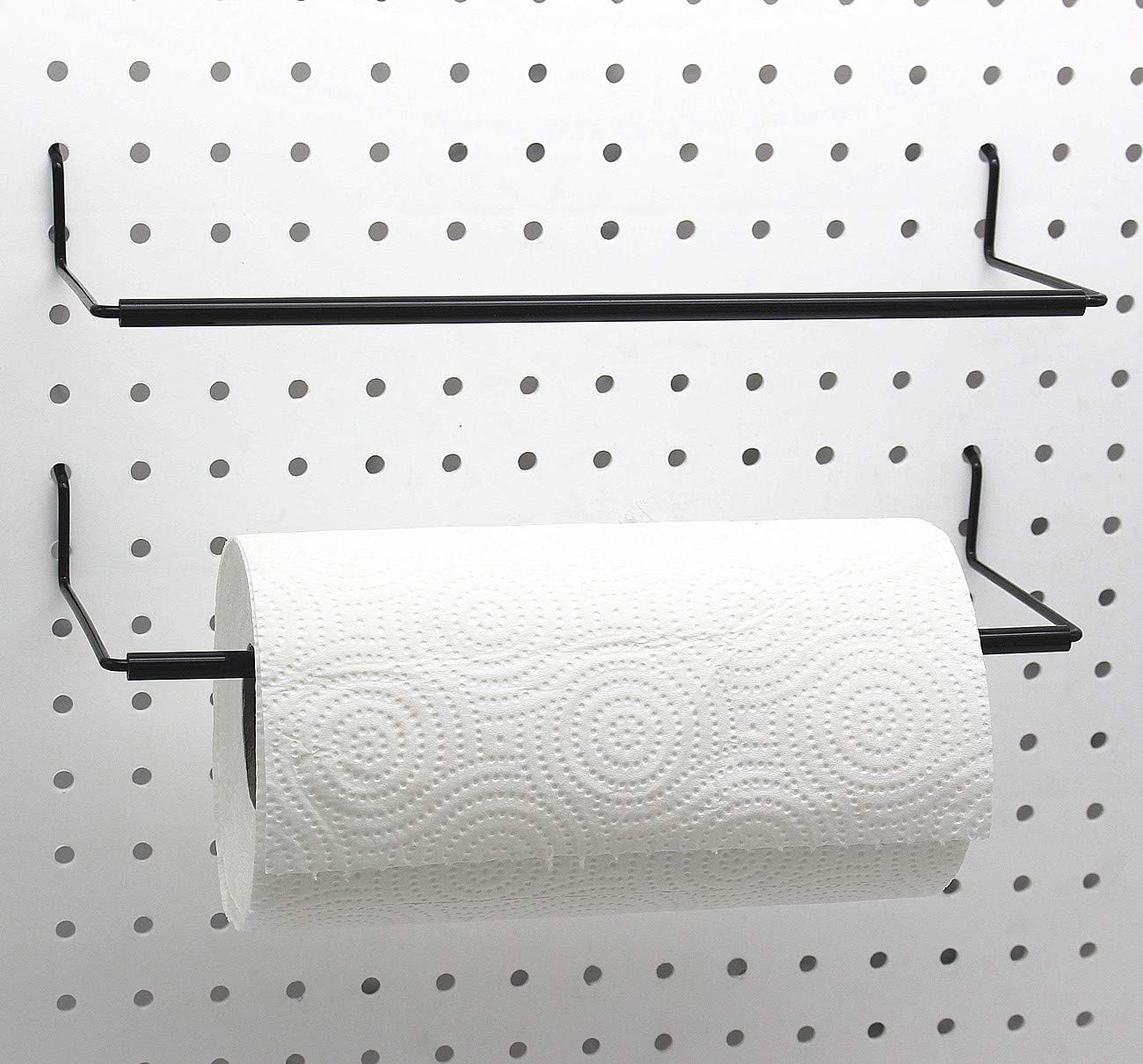 Amazon.com: RightArrange One-Handed Tear Pegboard Paper Towel Holder ...