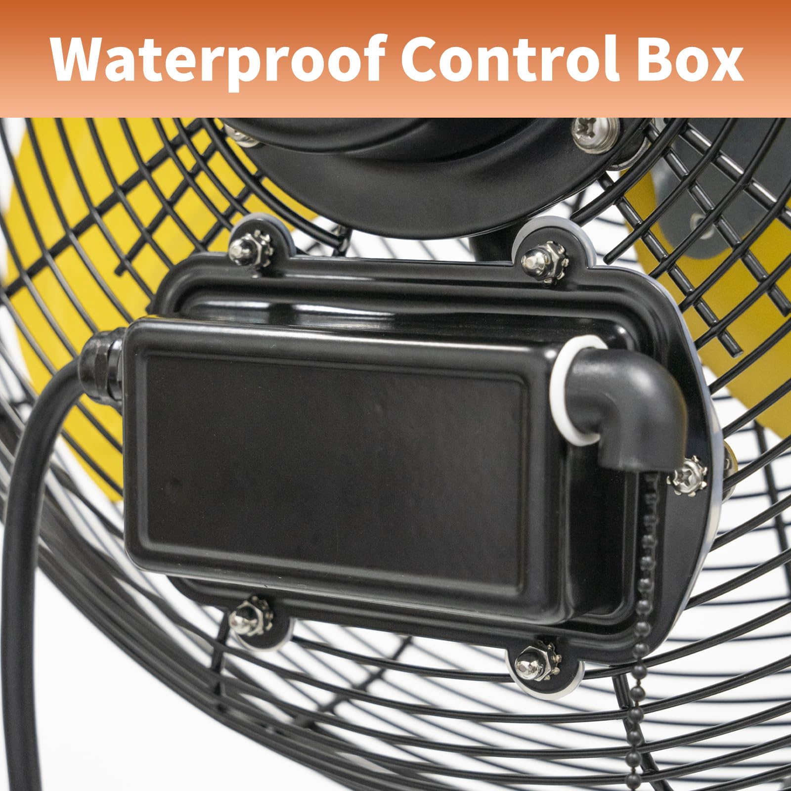 Snapklik.com : HiCFM 2600 CFM 14 Inch Outdoor Wall Mount Fan, 3-Speed ...