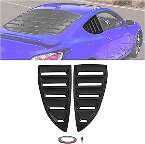 Amazon.com: HECASA Side Window Louvers Compatible with 2010-2016 ...