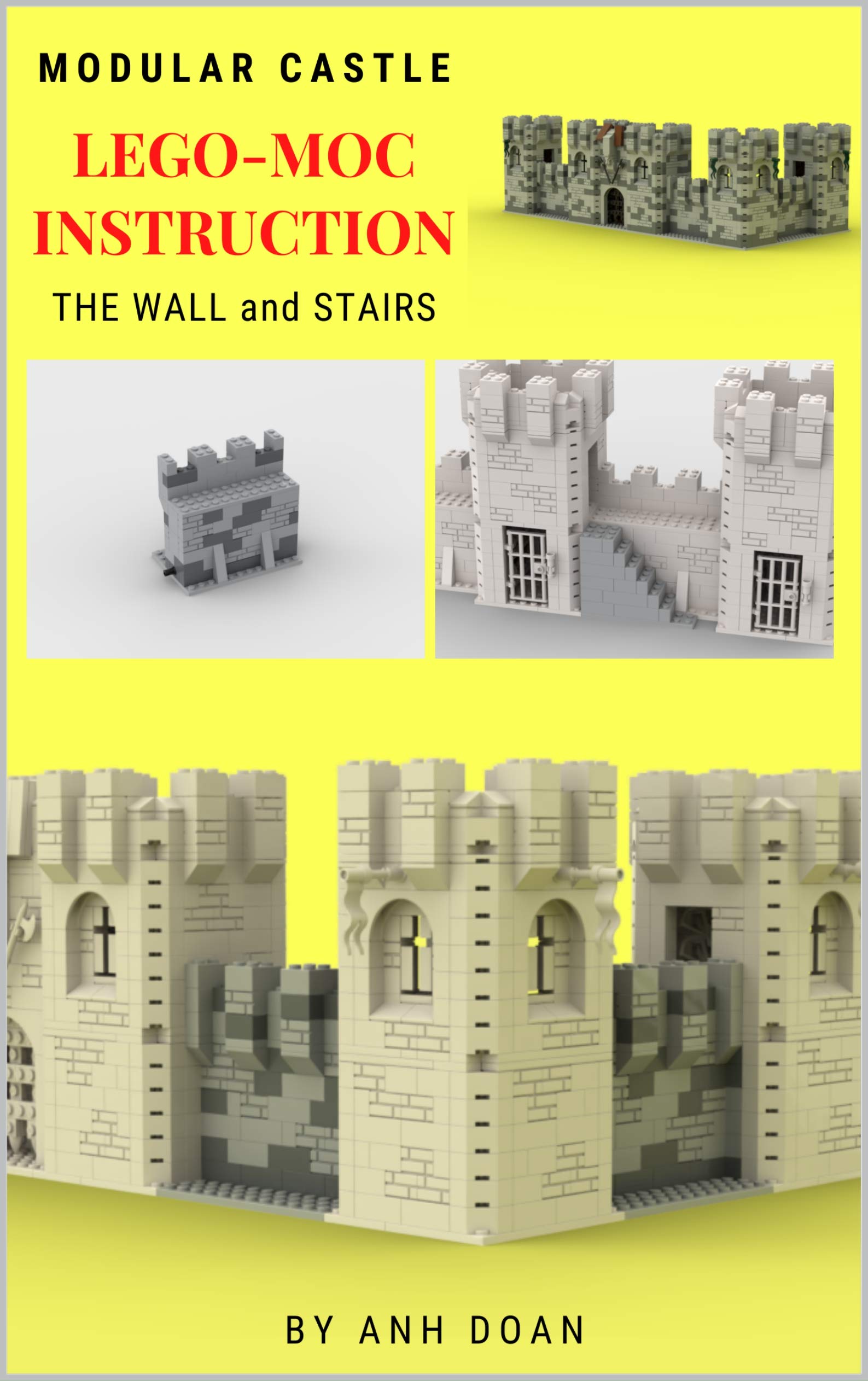 Buy LEGO-MOC INSTRUCTION: Modular Castle - The Wall and Stairs Online ...
