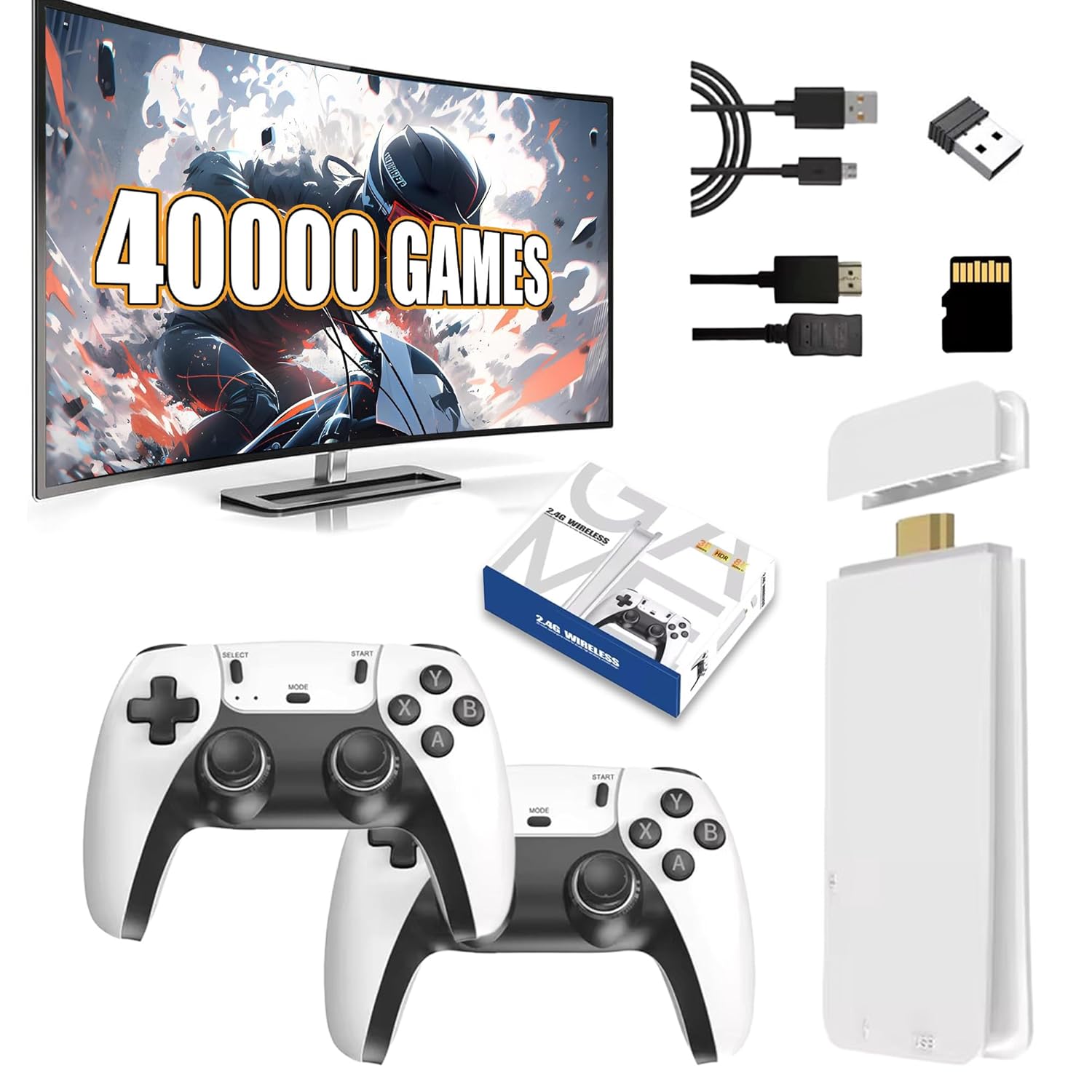 Amazon.com: M15 Game Stick- Consola de juegos Plug & Play HD con ...