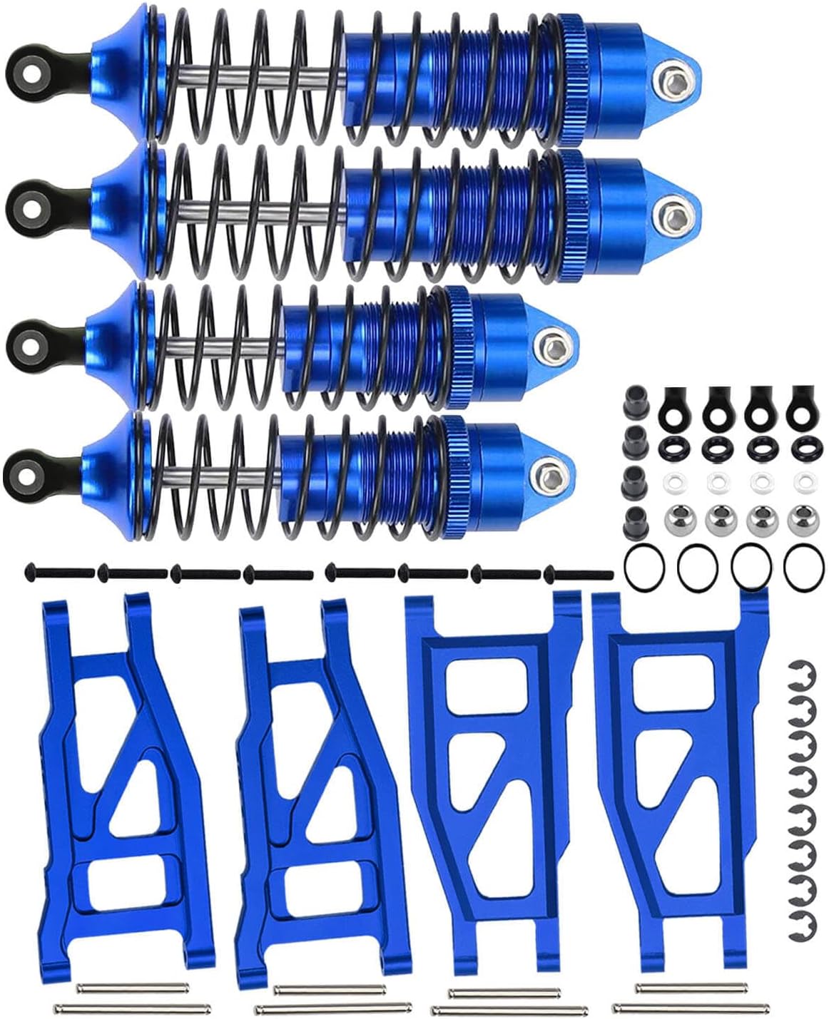 Amazon.com: RCMYou RC Shocks & Front Rear Suspension Arm Upgrades Part ...
