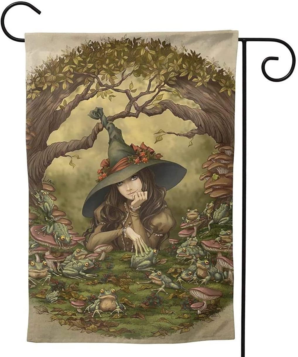 Amazon.com : Girl Forest Witch Wicca Wiccan Themed Outside Decorations ...