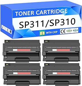 Amazon.com: AIRLUG SP311 SP310 Toner Cartridge Replacement Compatible for Ricoh SP 310 SP 311 ...