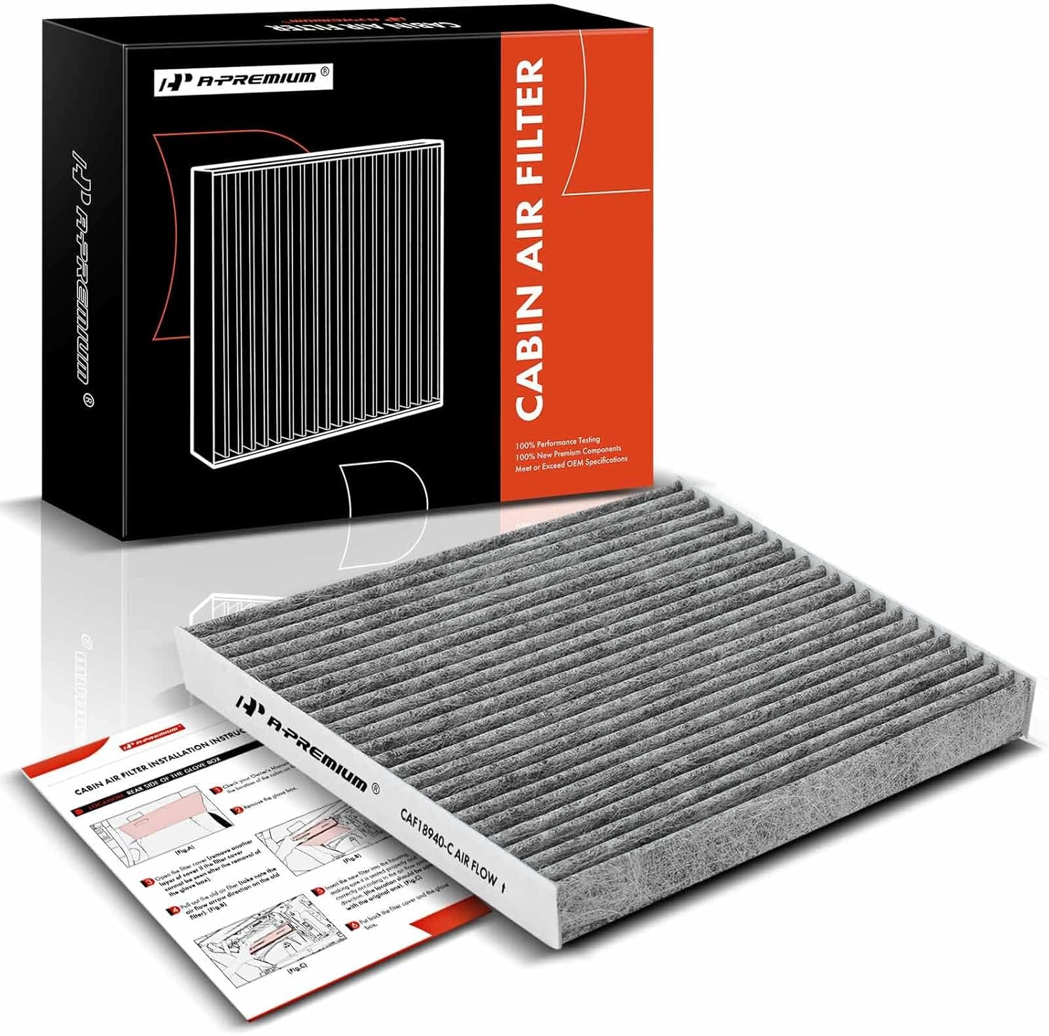 Amazon.com: A-Premium Cabin Air Filter with Activated Carbon Compatible ...