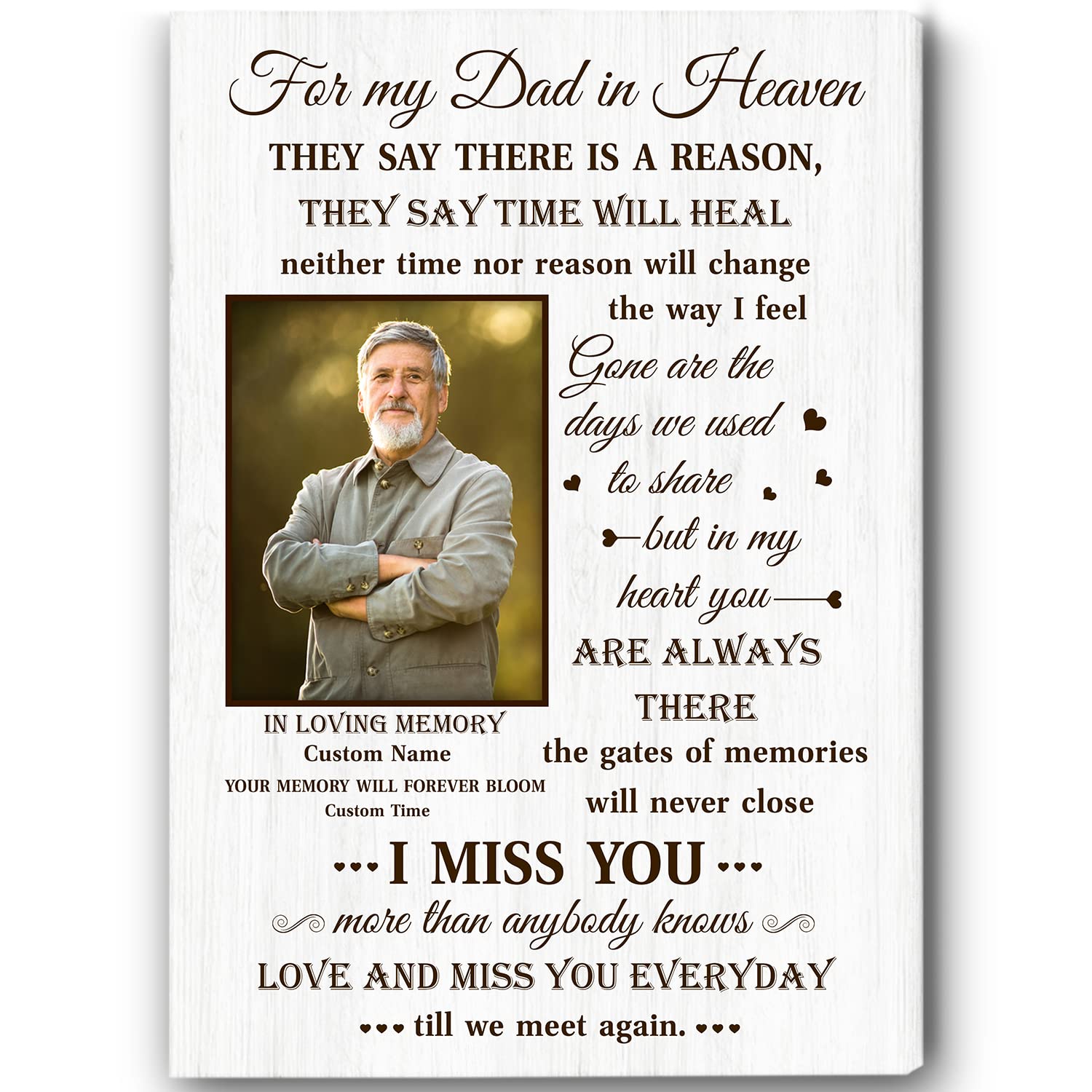 I Miss My Dad In Heaven
