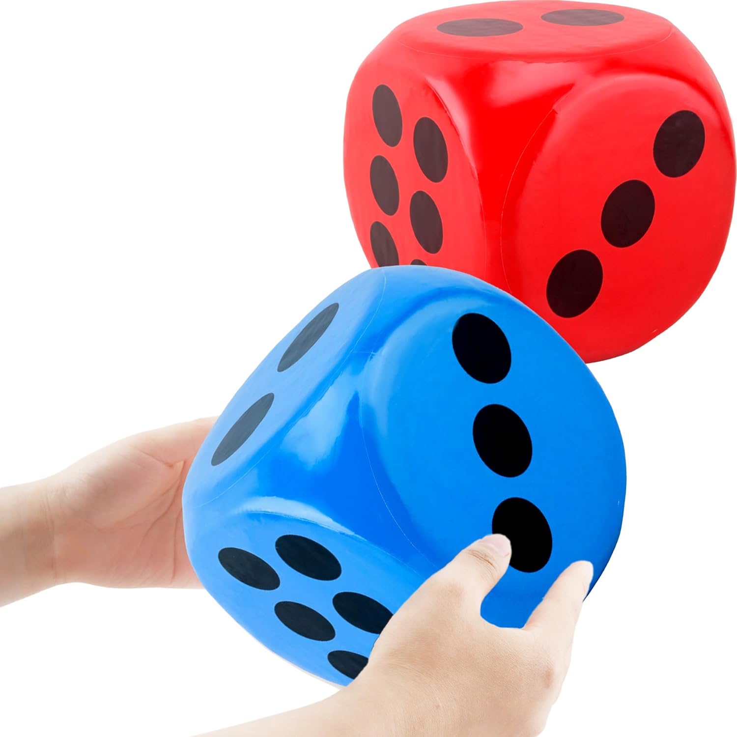 Amazon.com: Cotiny 2 Pieces 6 Inches Large Foam Dice Set Giant Foam ...