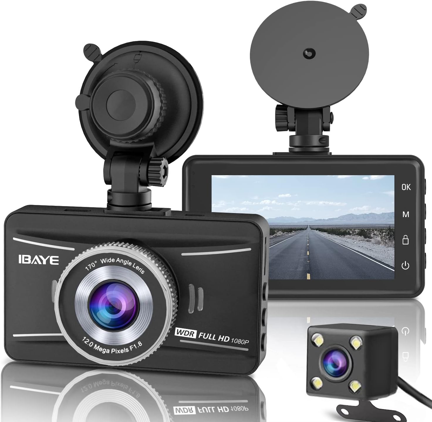 NavGear Dashcam: Auto-DVR-Kamera MDV-2250.IR mit LCD-Display ...
